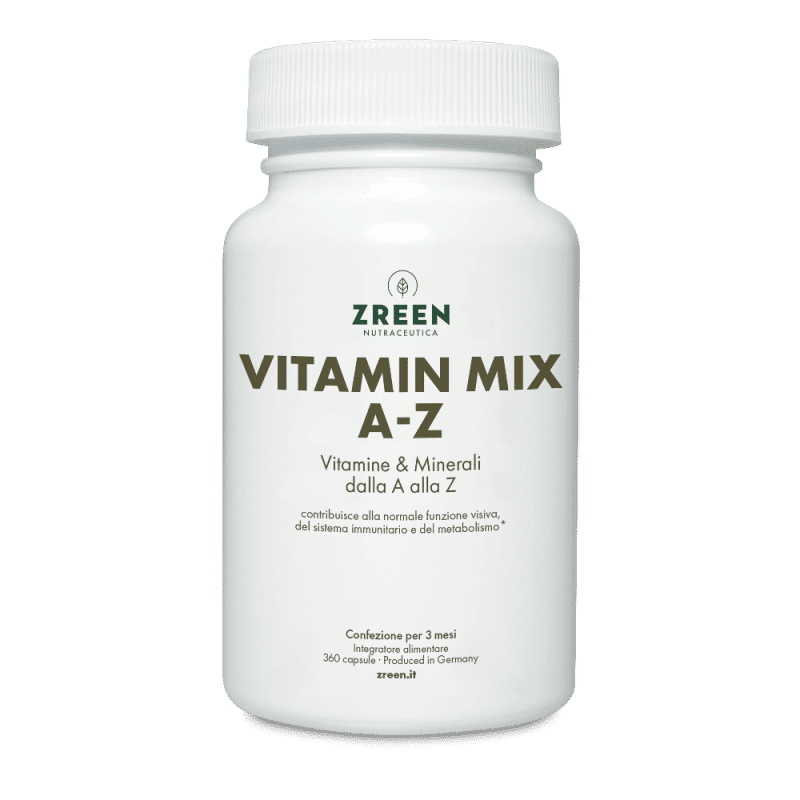 ZREEN Vitamin Mix A-Z: Vitamine & Minerali dalla Vitamina A allo Zinco